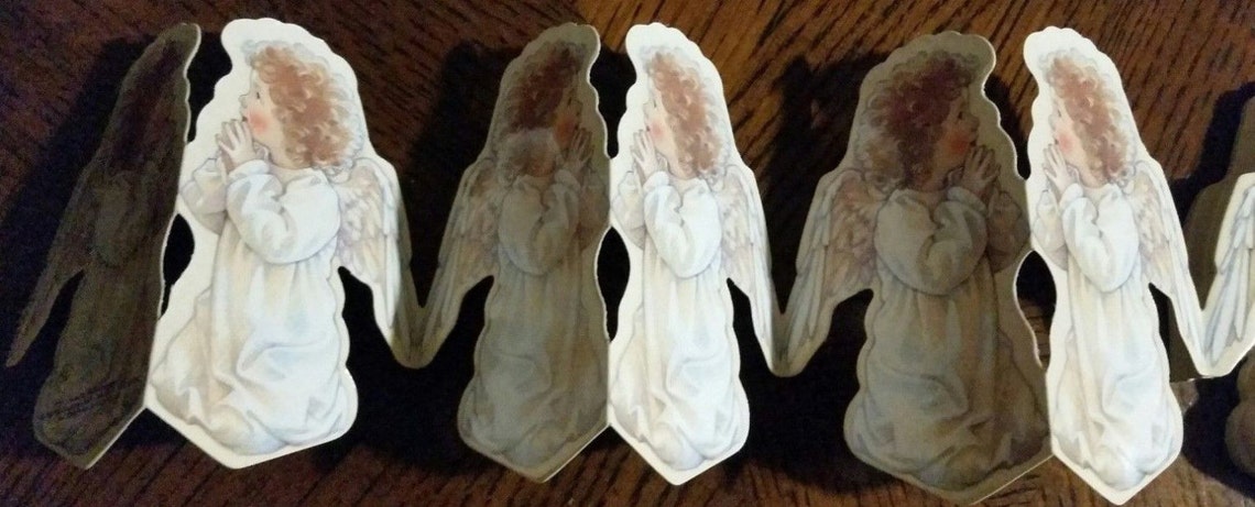 ANGEL CHILDREN Christmas Tree GARLAND Decoration 8 Ft Long-40 - Etsy