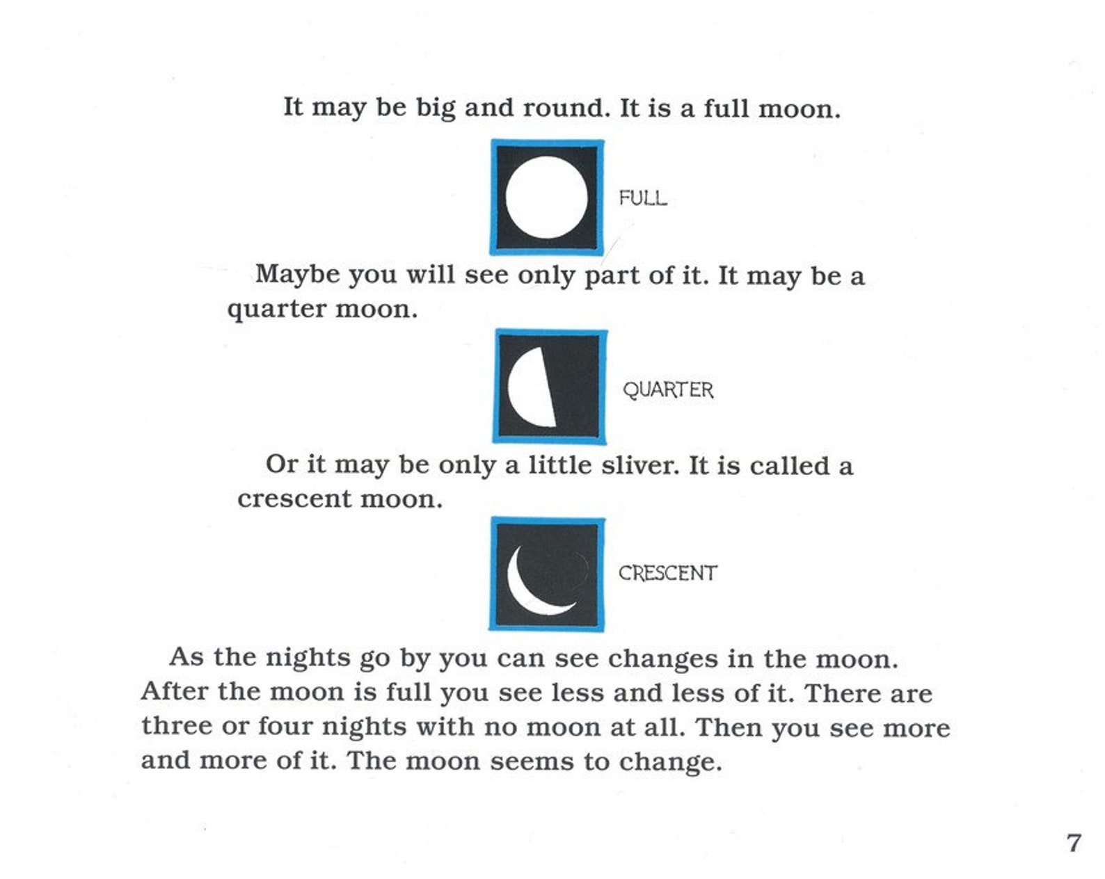 The MOON SEEMS to CHANGE Book Pristine Condition Perfect - Etsy