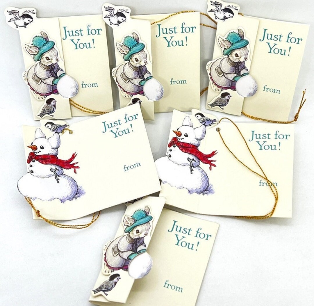 6 Hopper Family CHRISTMAS GIFT TAGS - Pristine Condition/factory Sealed ...
