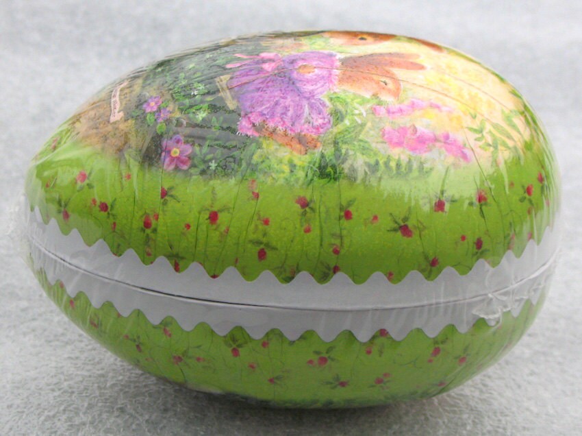 Vintage Easter Egg 6x4 GIRL on SWING Susan Wheeler - Etsy