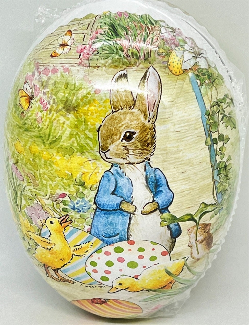 PETER RABBIT 4x3 Easter Egg Handmade Decoupage From - Etsy