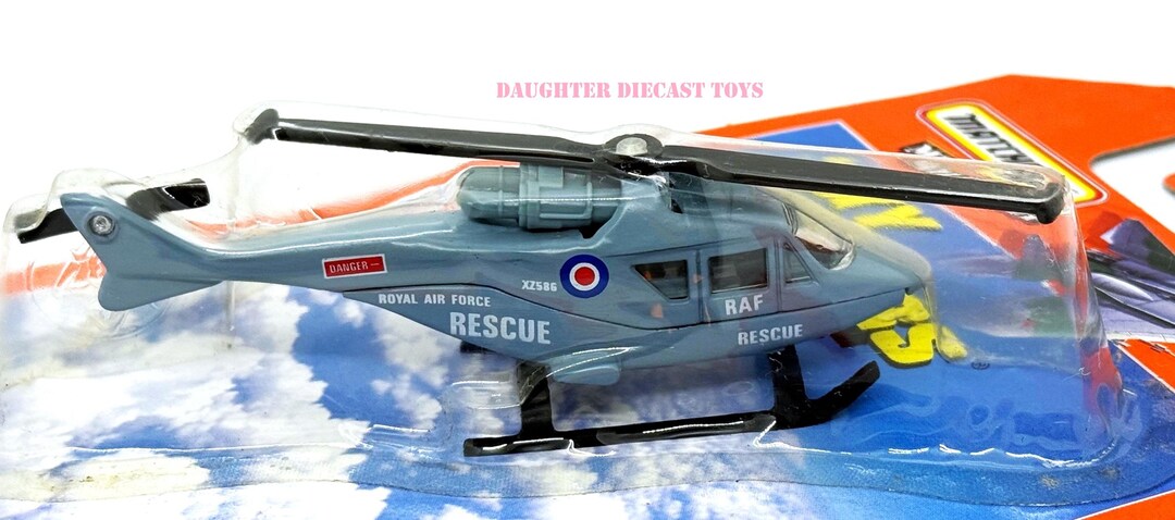 RAF RESCUE HELICOPTER - Matchbox Sky Busters Diecast Metal-mint ...