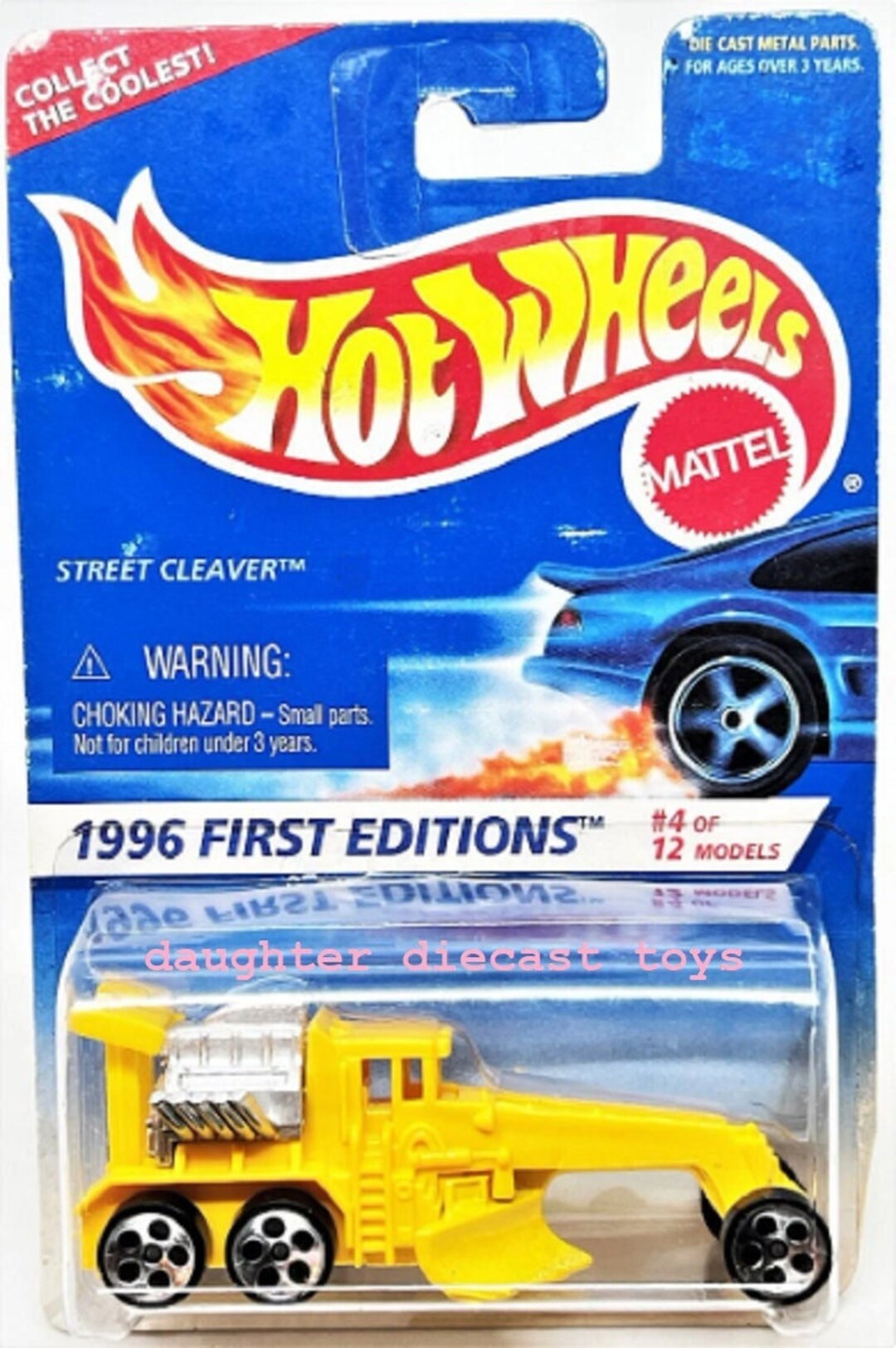 Vintage Hot Wheels STREET CLEAVER Collector #373 Malaysia Diecast Metal ...