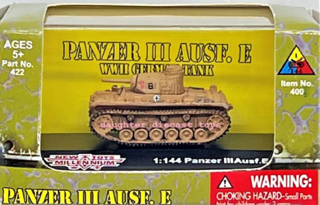 WWII German PANZER III Tank 1:144 Scale-intricate Mini-replica in ...