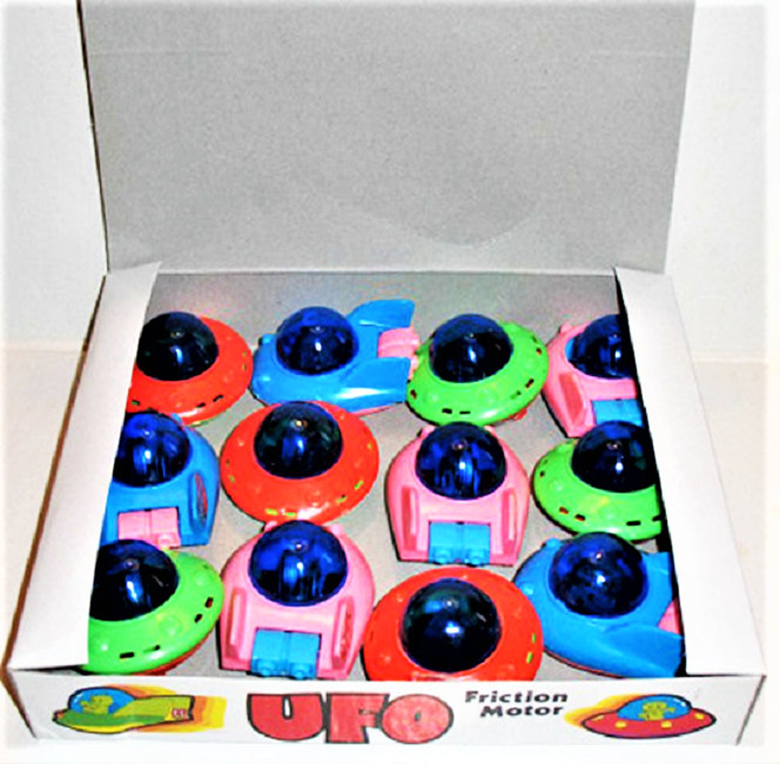 Vintage UFO FRICTION TOY S lot of 12 Mint in Retail Box - Etsy