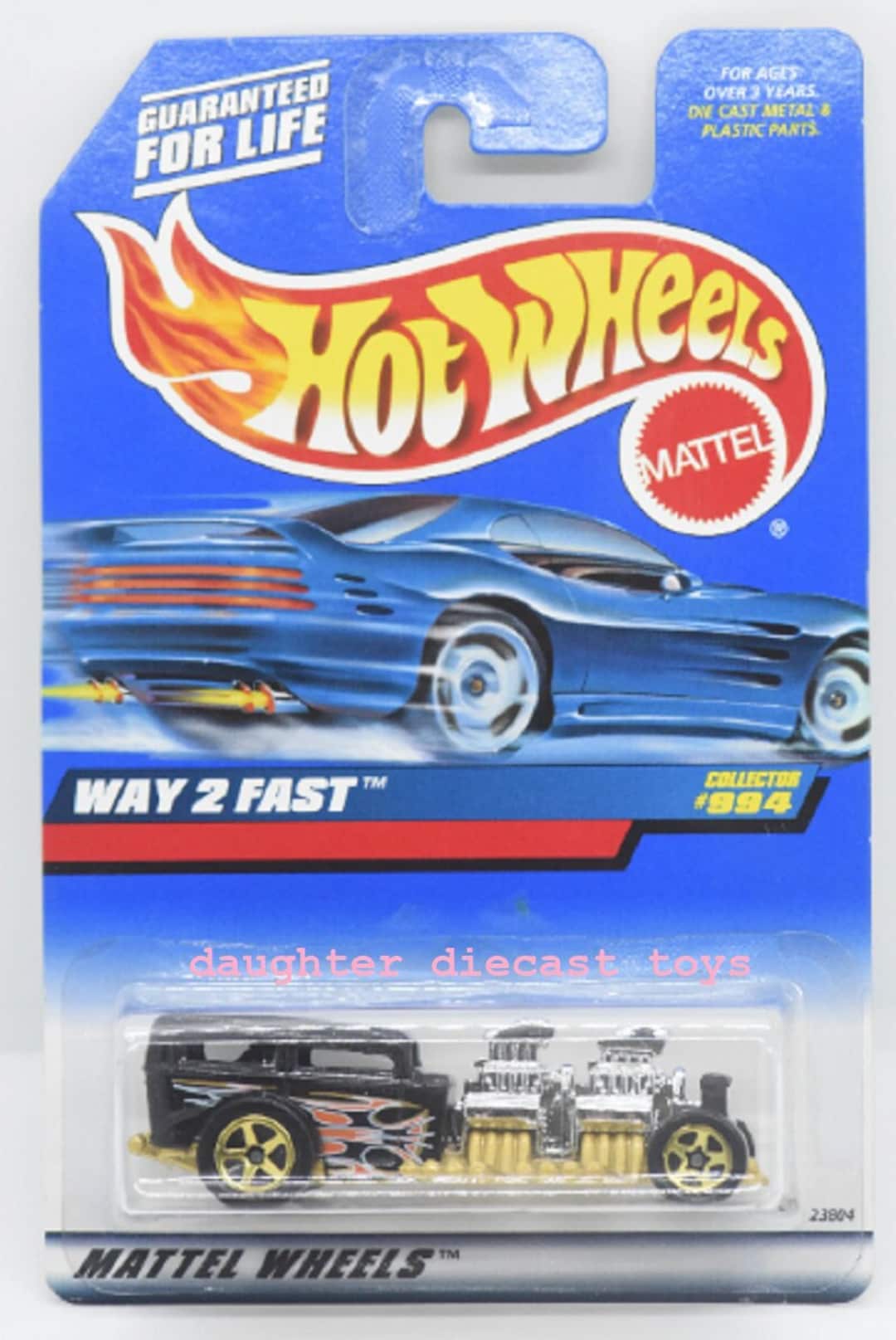 Hot Wheels WAY 2 FAST Collector #994 Diecast Metal Car Mint Condition ...