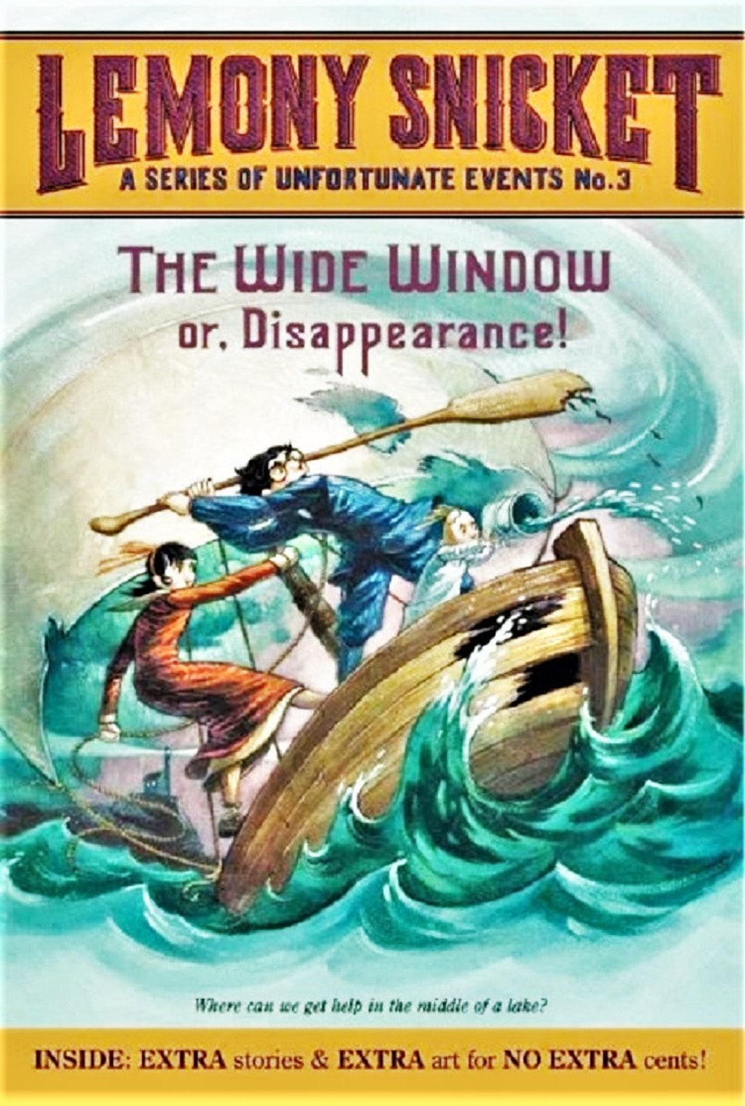 THE WIDE WINDOW or Disappearance Book 3 Series of Unfortunate Events ...