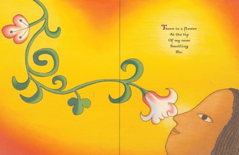 There is A FLOWER at the Tip of My Nose SMELLING ME New - Etsy