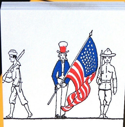 America PATRIOT Animated Picture Flip Book Old GLORY Features | Etsy