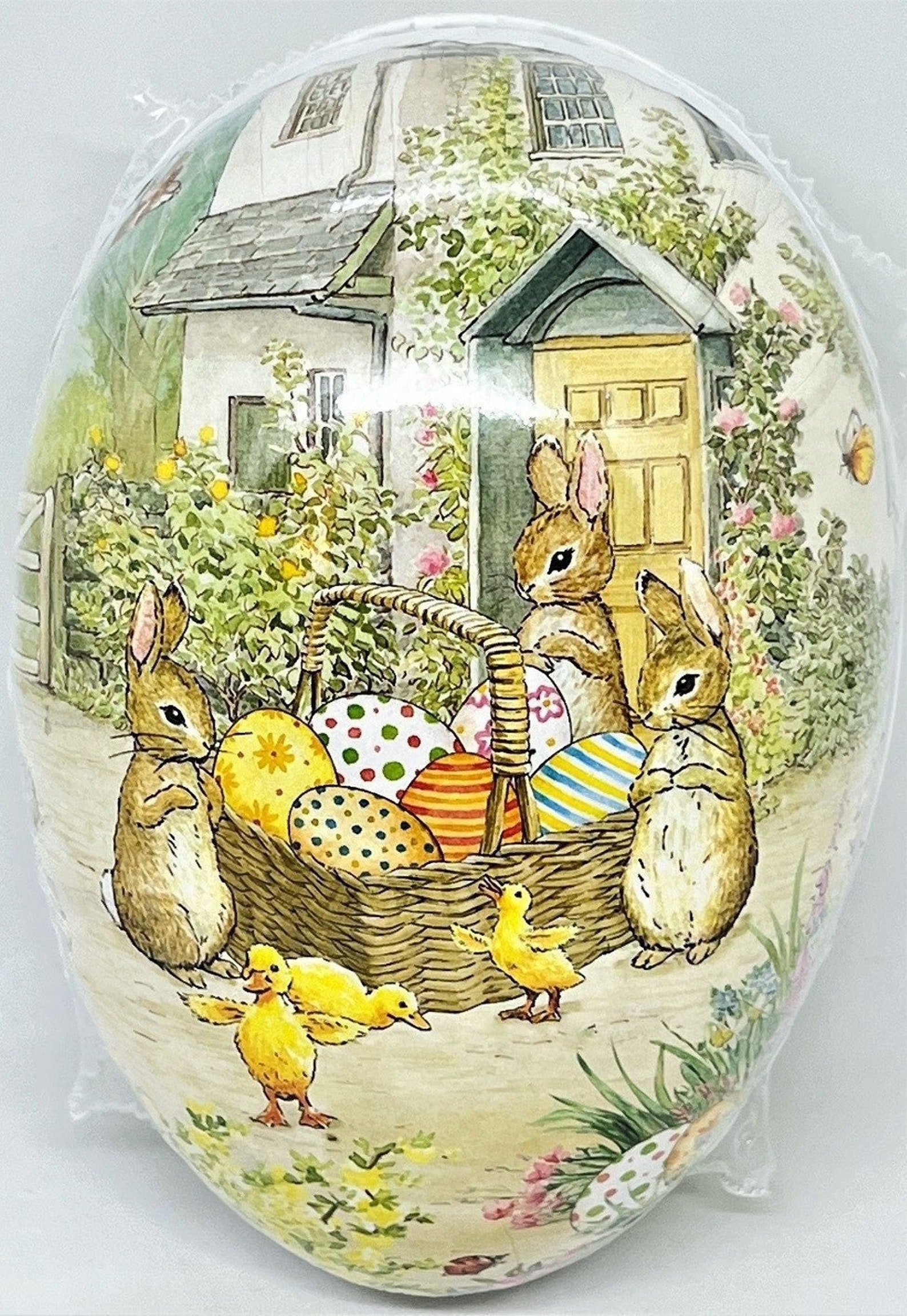 PETER RABBIT 6x4 Easter Egg Handmade Decoupage From Germany-factory ...