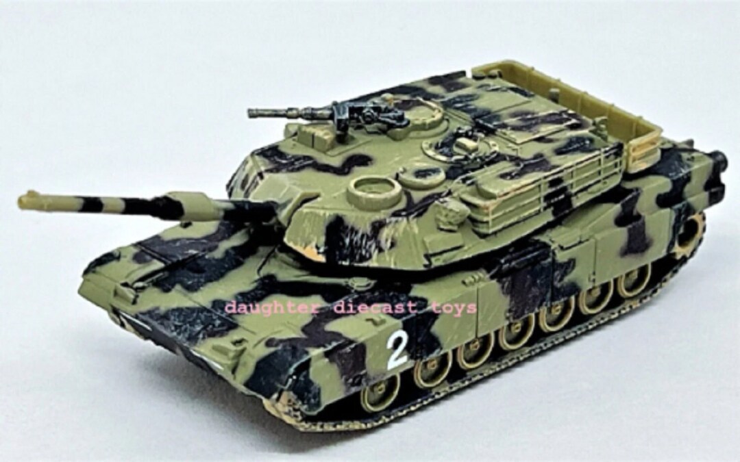 Vintage M1 ABRAMS Tank-with Showcase & Data Card! Adult Collector Model ...
