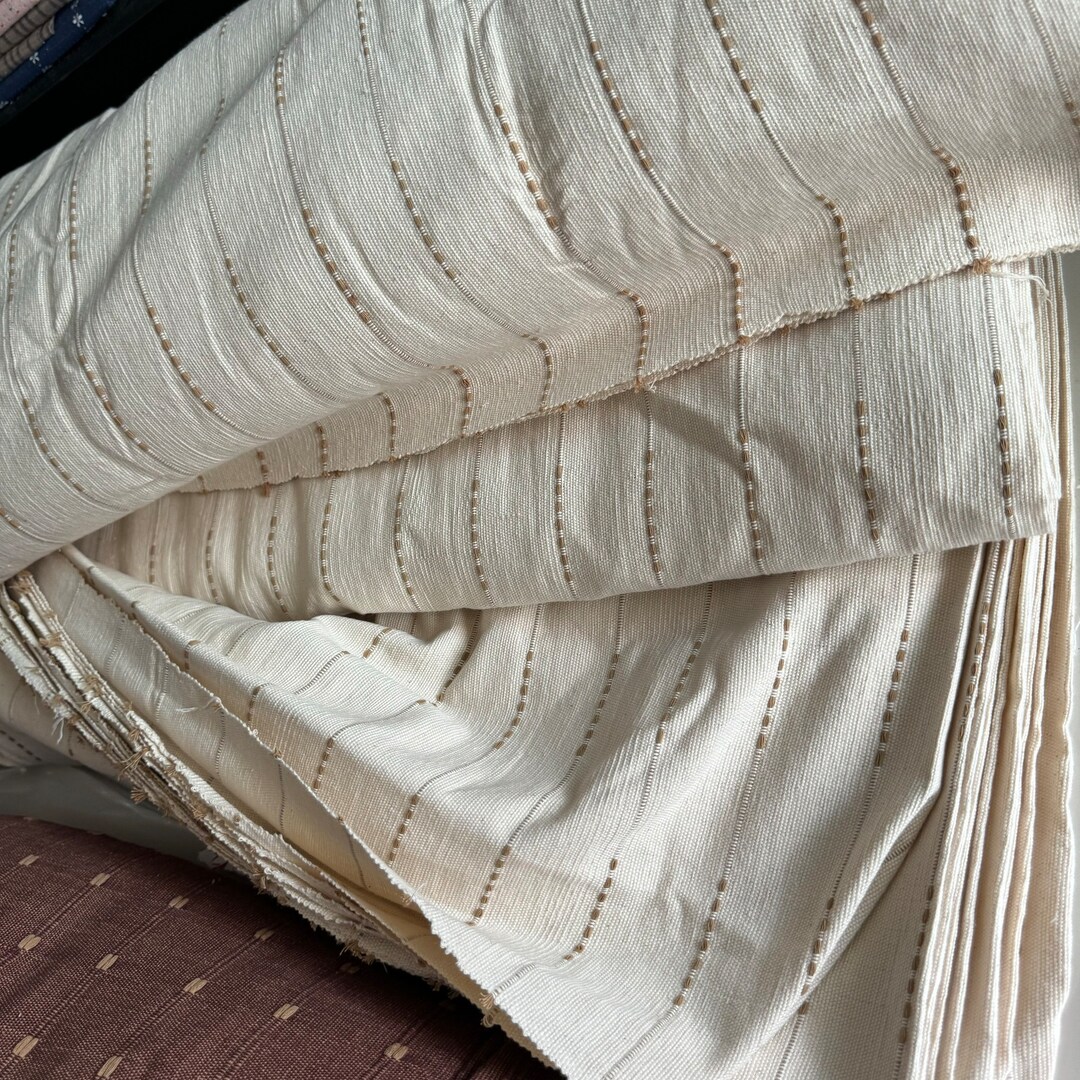 Cream Thong Juud ,chiang Mai Native Cotton Fabric ,thick and Soft ...