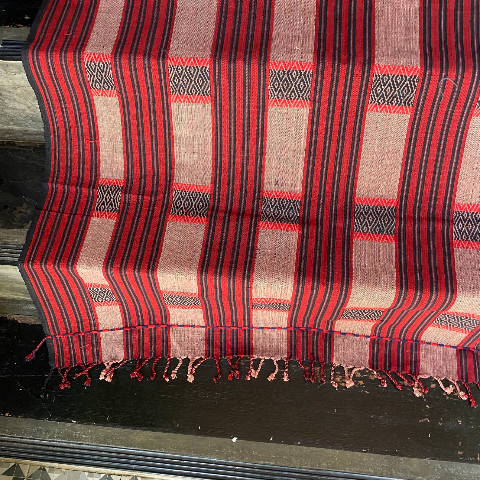 The Naga Tribal Fabric Naga Blanket ethnic Naga Hand Loomed - Etsy UK