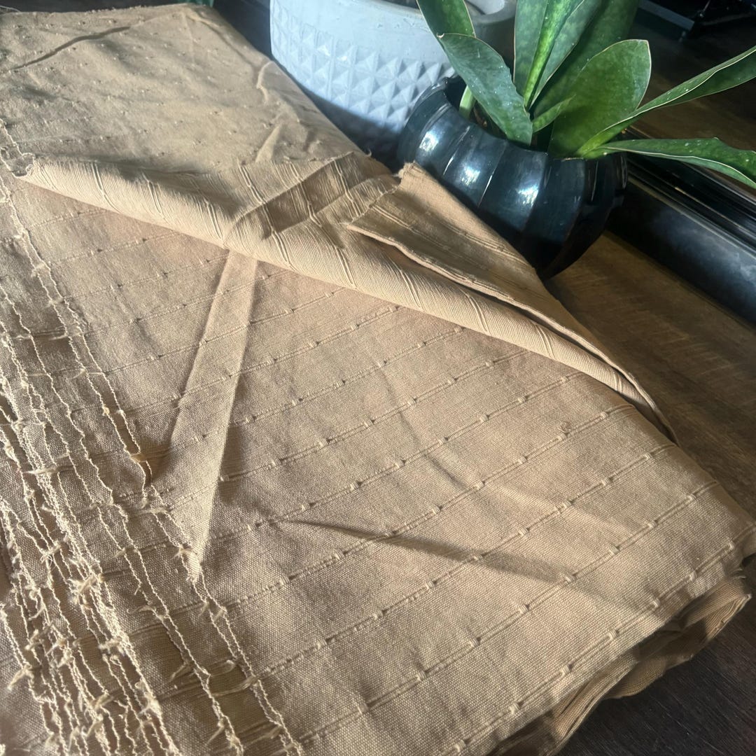 Caramelo , Chiangmai Native Cotton Fabric, Natural Cotton , Thick and ...