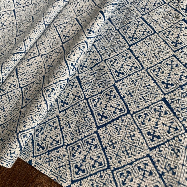 Indigo Batik Fabric - Etsy
