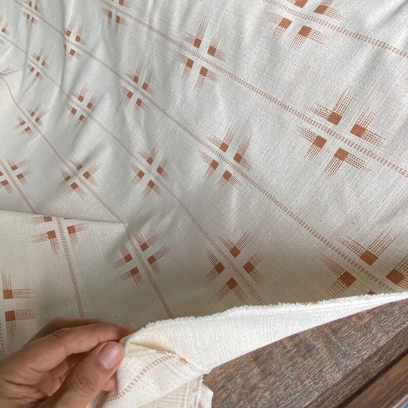 The Chiang Mai Native Cotton Fabric, Natural Cotton ,golden Brown ...