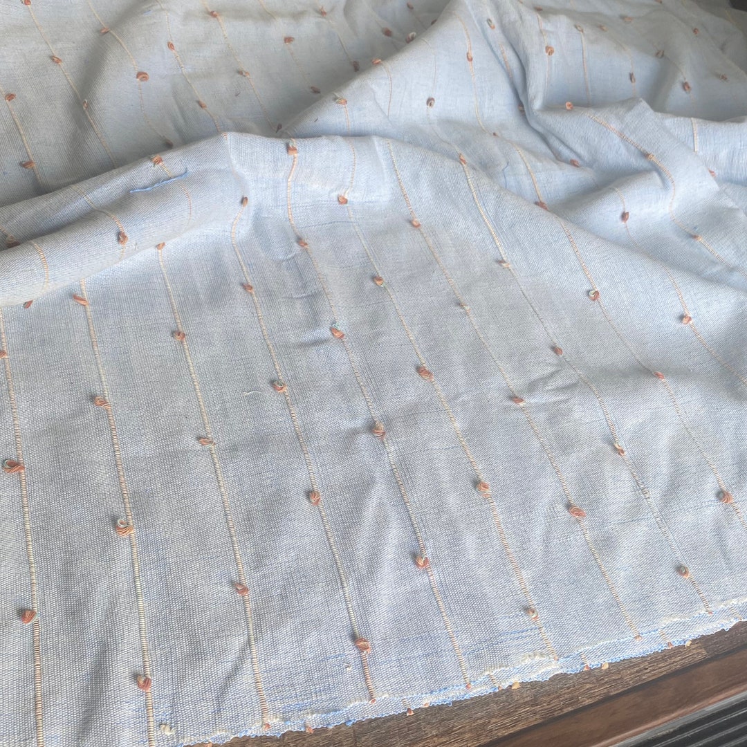 Light Blue , the Chiangmai Native Cotton Fabric, Natural Cotton,thick ...