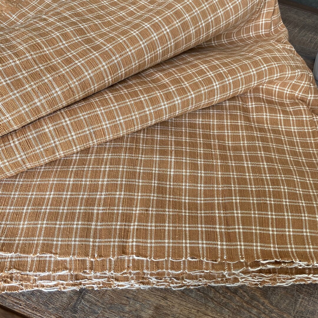 Chiang Mai Native Cotton Hand Woven Fabric, Natural Cotton , Thick and ...