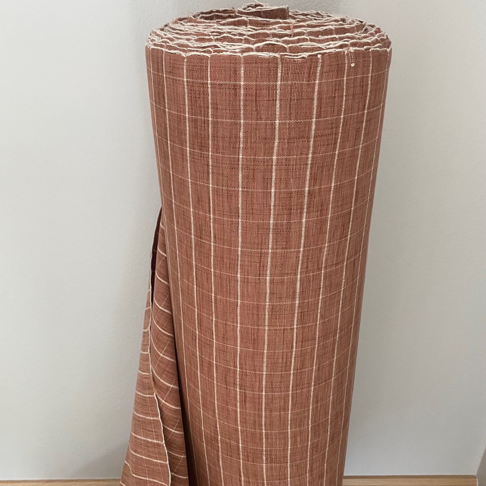 Le Vi new Lot the Terracotta Plaid the Chomtong Handwoven - Etsy