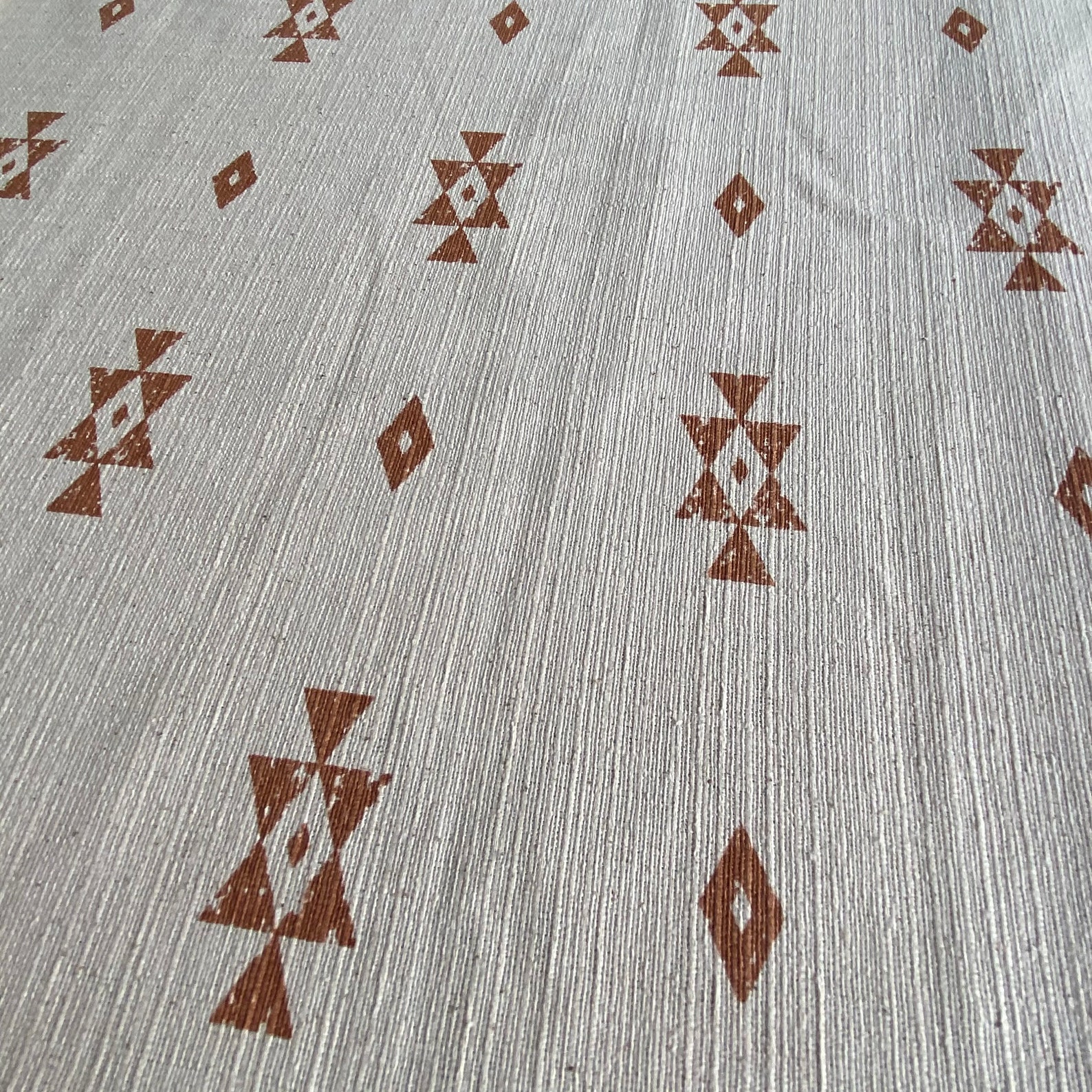The Chiang Mai Native Cotton Fabric, Natural Cotton ,golden Brown ...