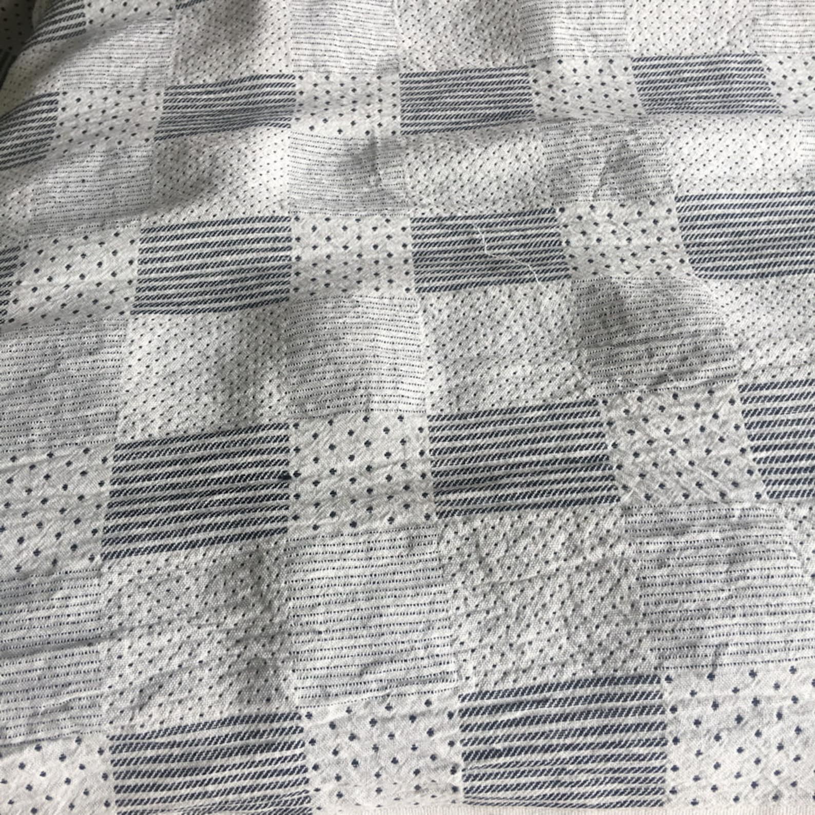 Chiangmai Native Cottonnatural Cotton Black and White With - Etsy