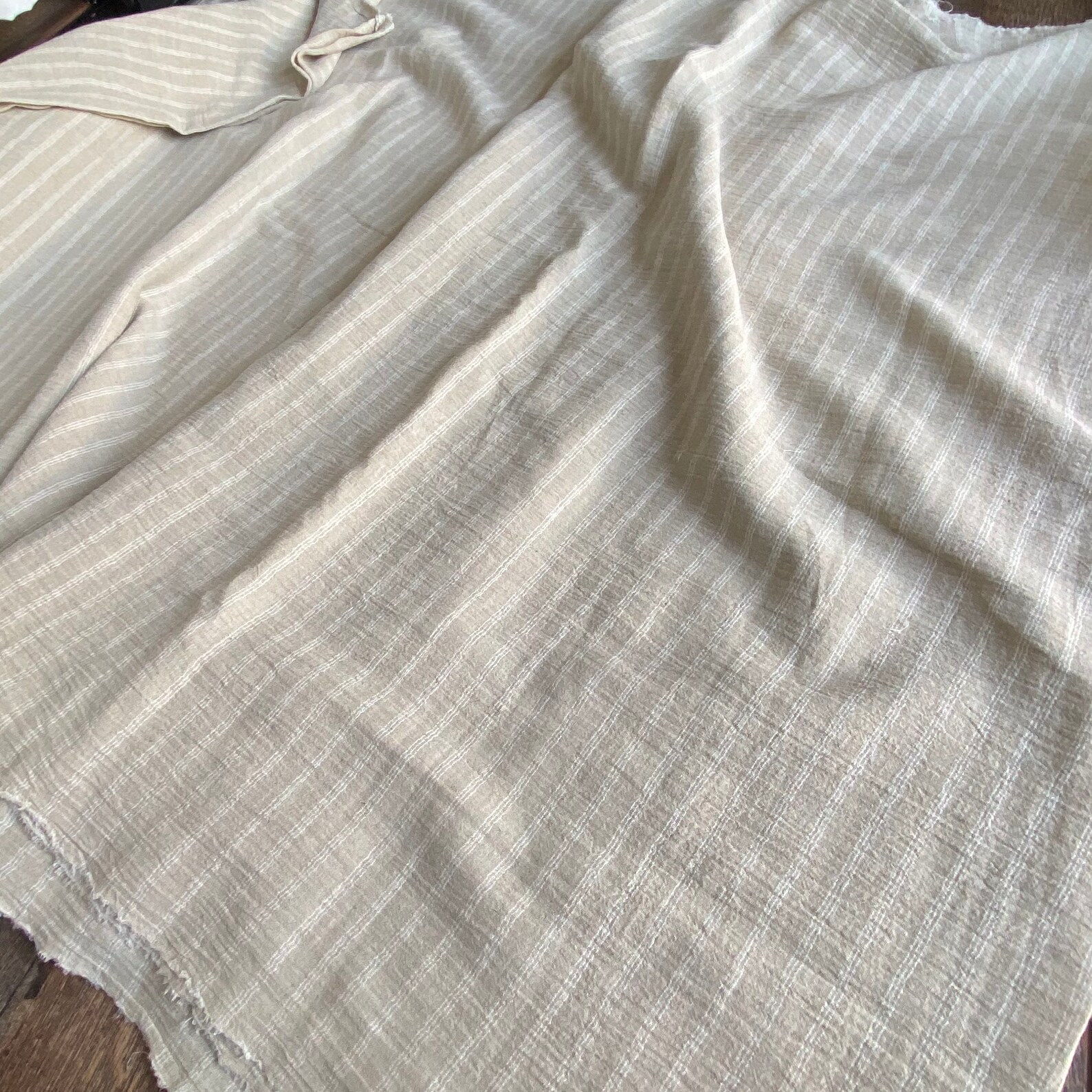 Chiangmai Native Cotton Fabric, Soft and Thin Natural Cotton and Slight ...
