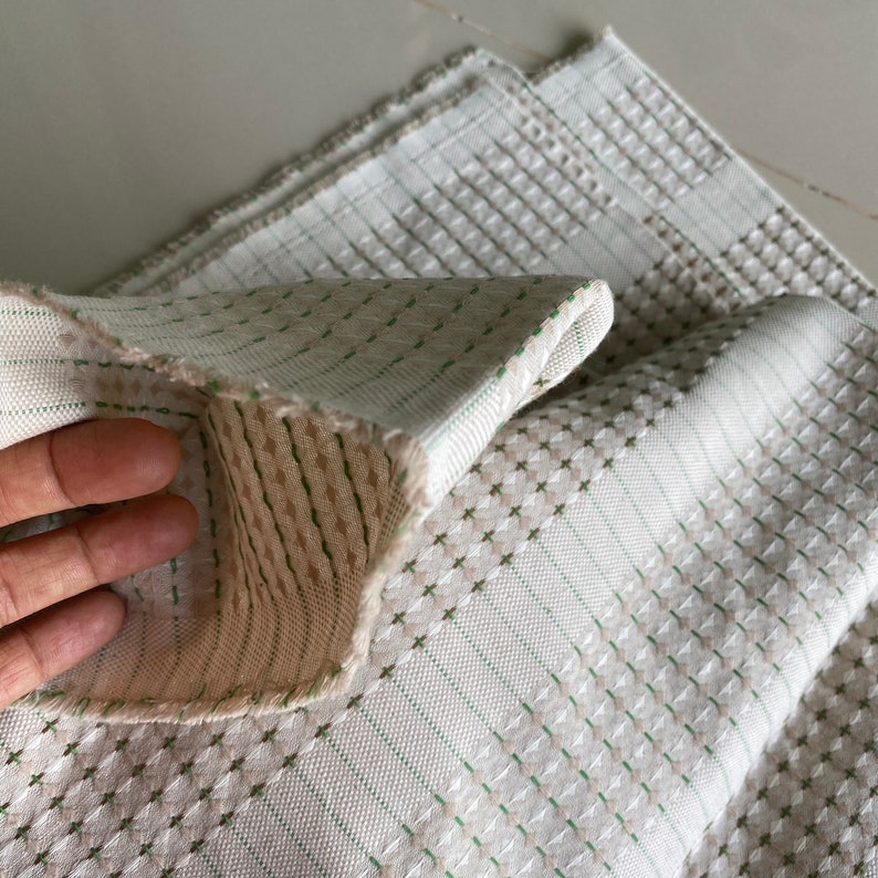 Chiangmai Native Cotton Fabric, Soft Patterned Woven Cotton, 56" Wide ...