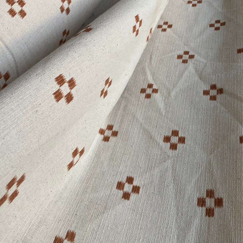 The Chiang Mai Native Cotton Fabric Natural Cotton golden - Etsy