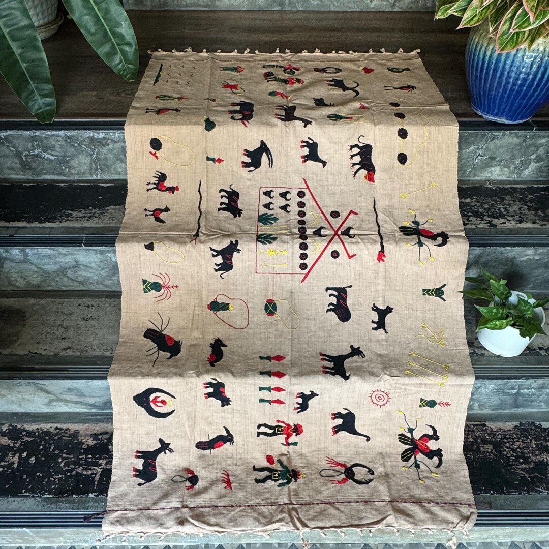 The Naga Tribal Fabric, Naga Blanket ,embroidery, Ethnic Naga Hand ...