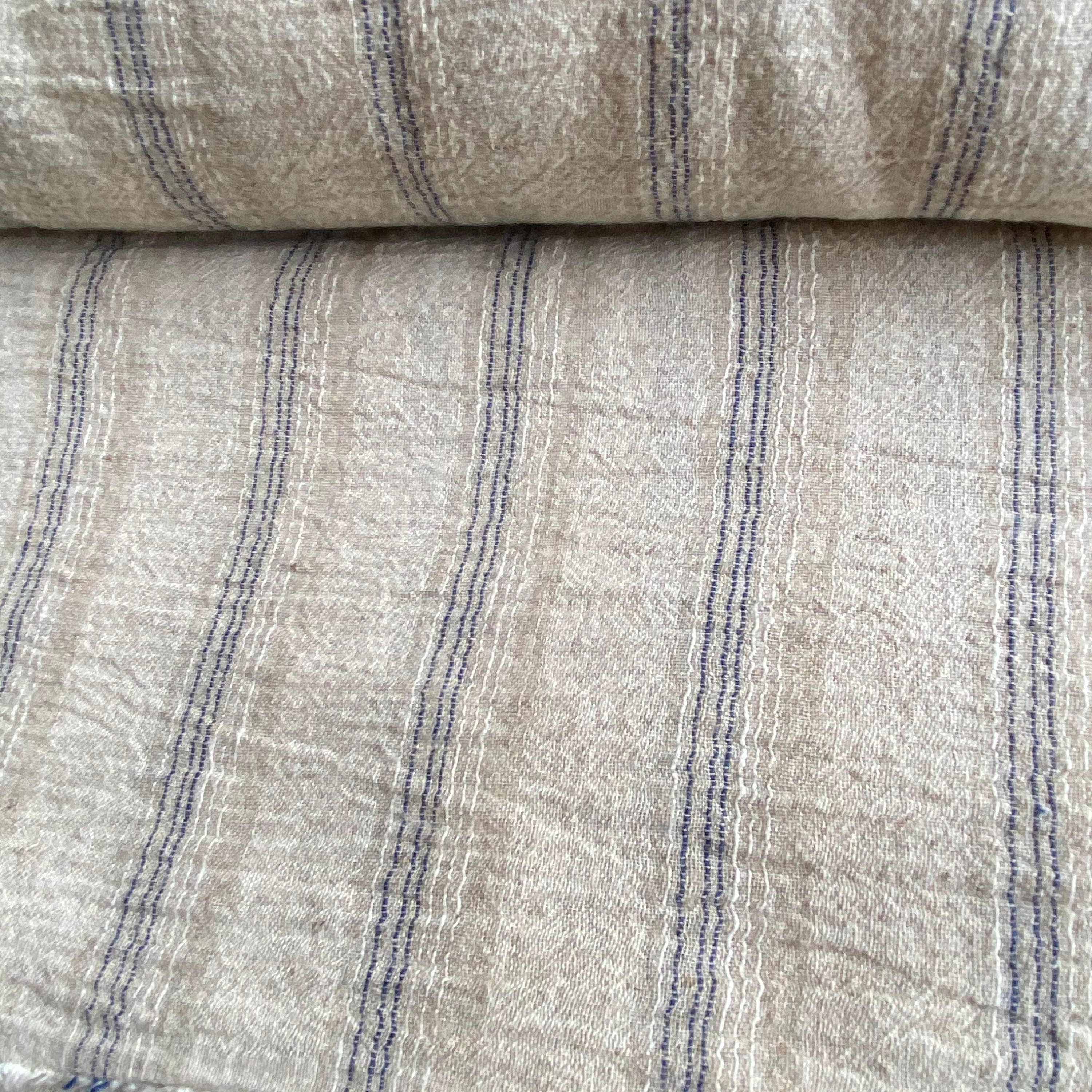 The Chiangmai Native Cotton Fabric, Natural Cotton Blue and White ...