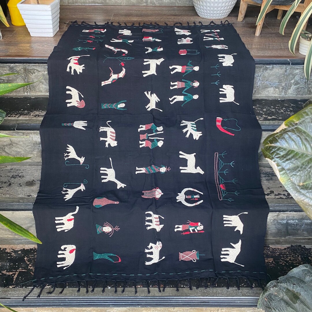 The Naga Tribal Fabric, Naga Blanket ,embroidery, Ethnic Naga Hand ...
