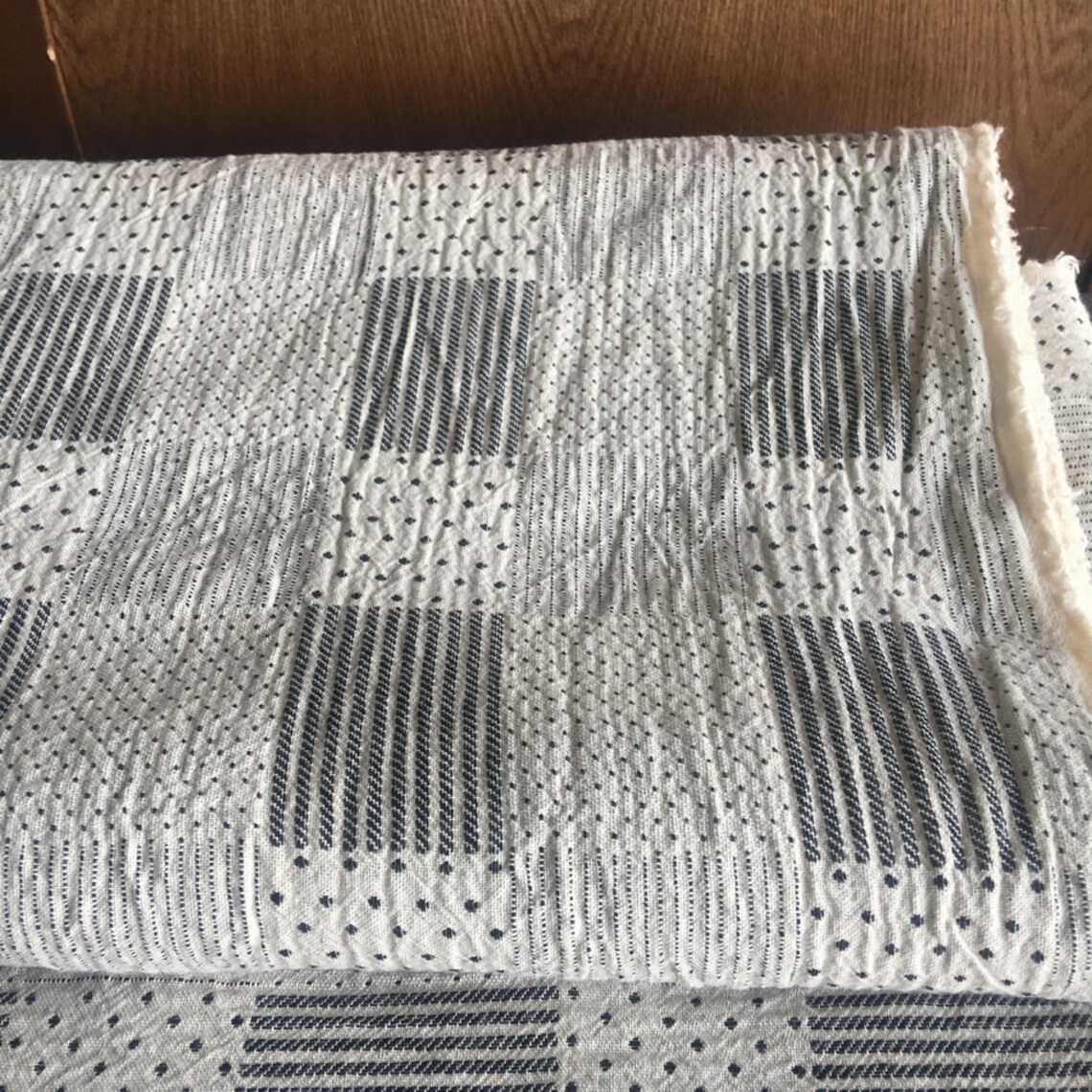 Chiangmai Native Cottonnatural Cotton Black and White With - Etsy