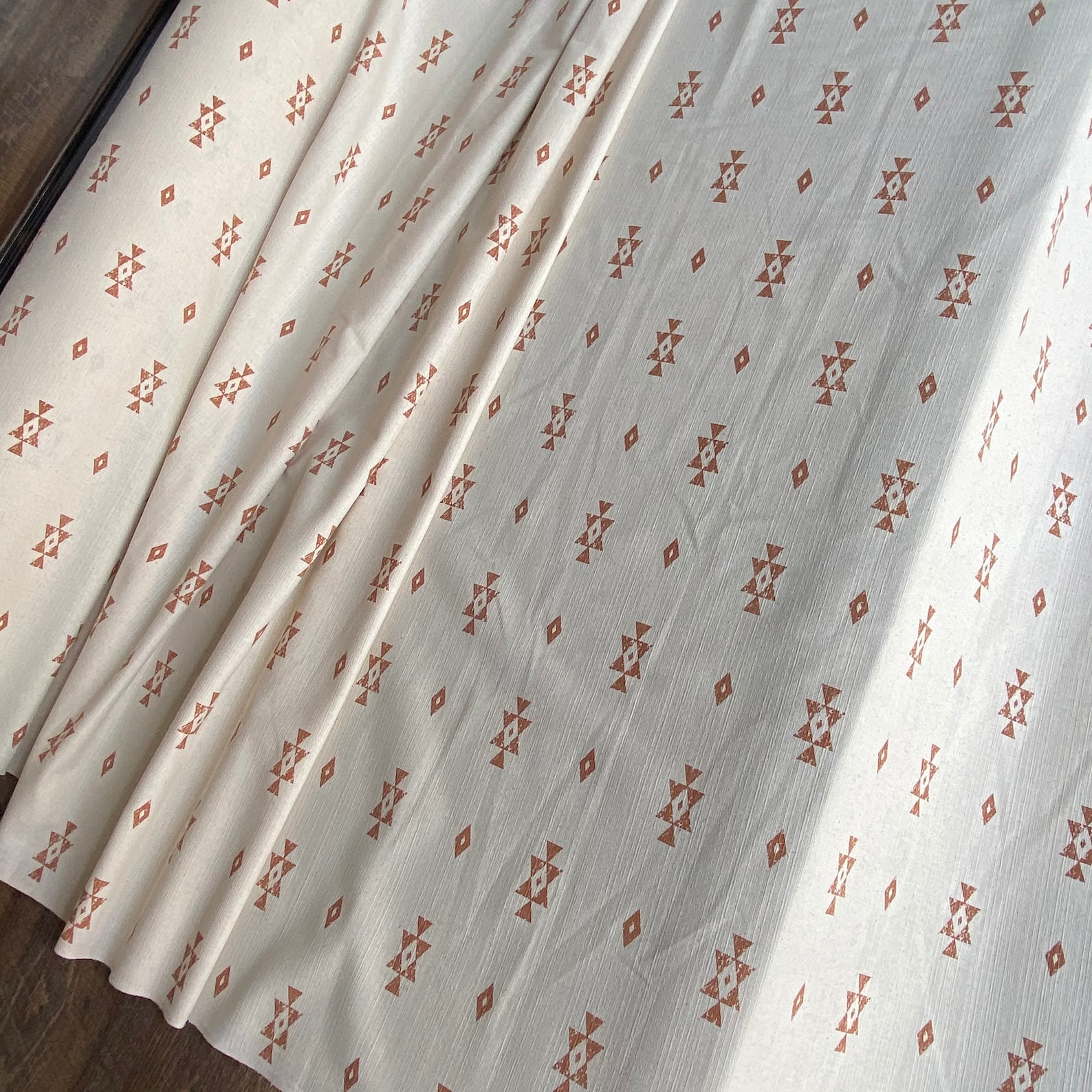 The Chiang Mai Native Cotton Fabric, Natural Cotton ,golden Brown ...