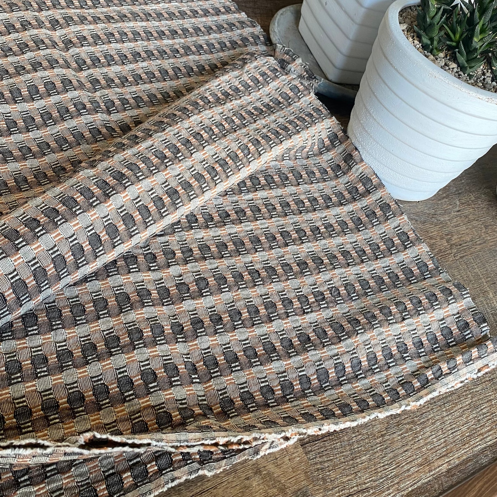 The Chiang Mai Native Cotton Fabric, Natural Cotton Woven , Soft Cotton ...