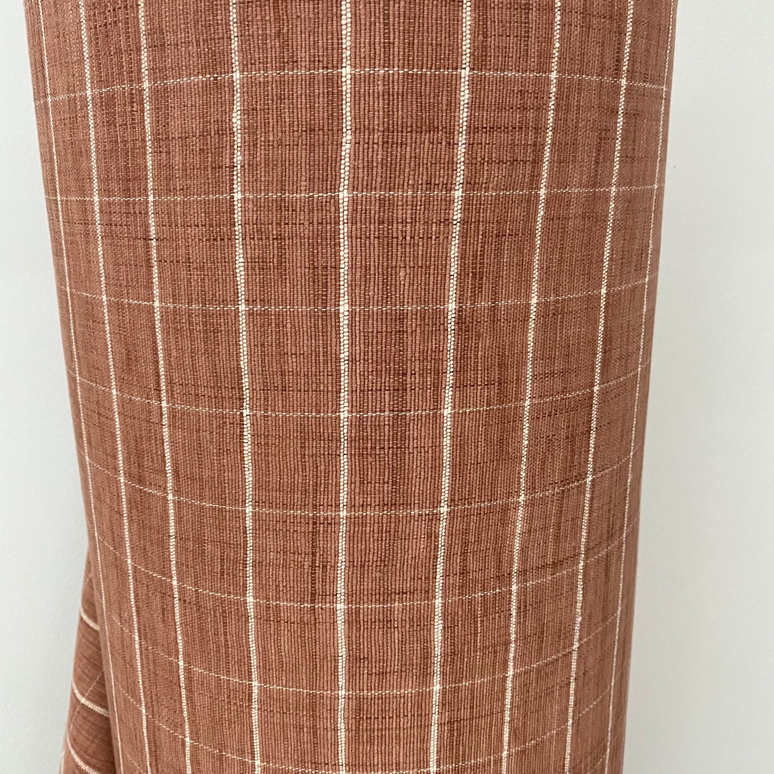 Le Vi new Lot the Terracotta Plaid the Chomtong Handwoven - Etsy