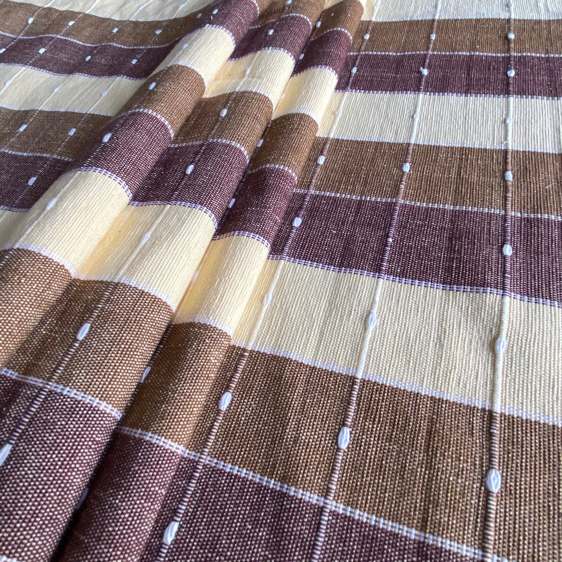 Chiangmai Native Cotton Fabric, Natural Cotton , Thick and Soft Cotton ...