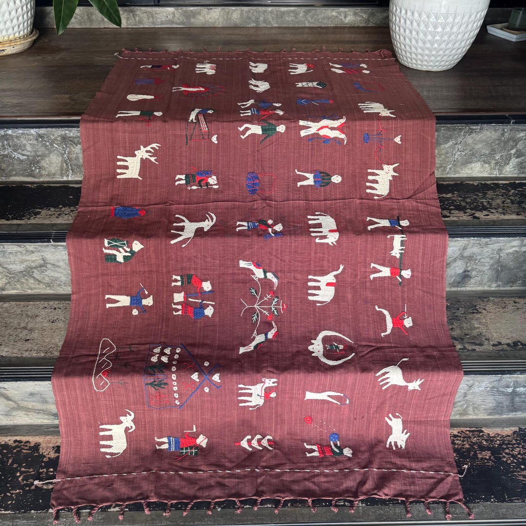 The Naga Tribal Fabric, Naga Blanket ,embroidery, Ethnic Naga Hand ...