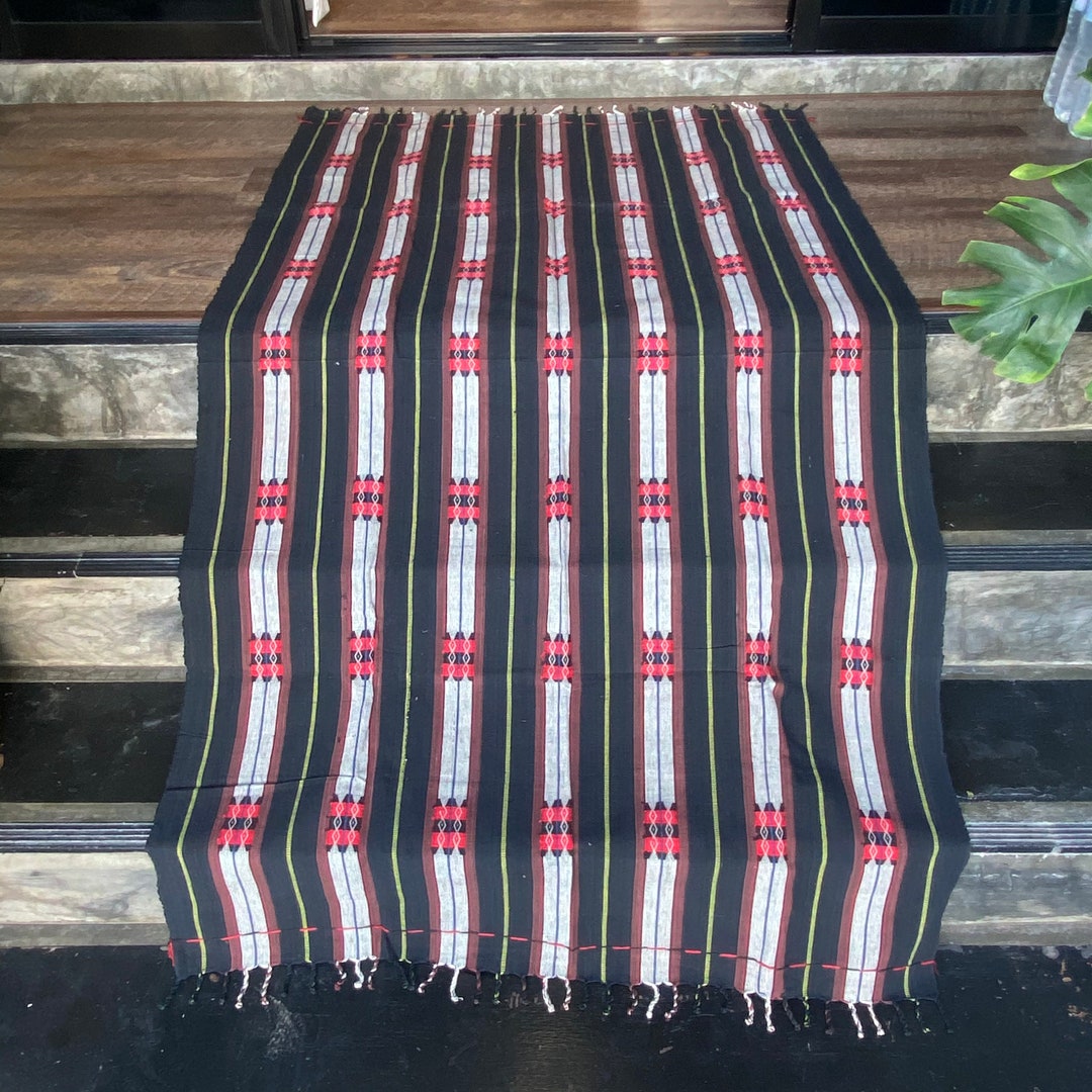 The Naga Tribal Fabric, Naga Blanket ,ethnic Naga Hand Loomed Woven ...