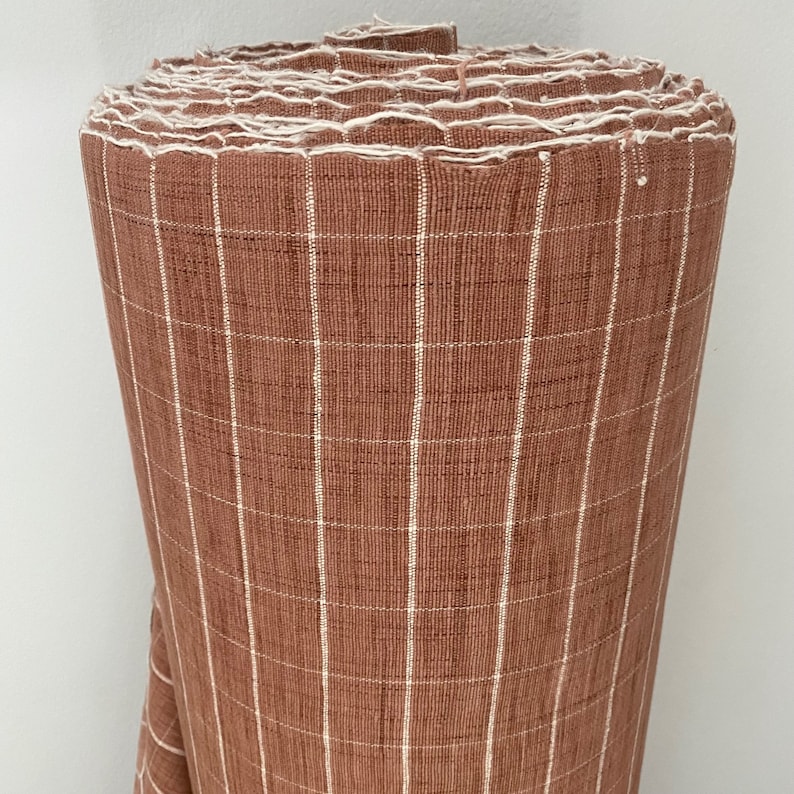 Le Vi new Lot the Terracotta Plaid the Chomtong Handwoven - Etsy