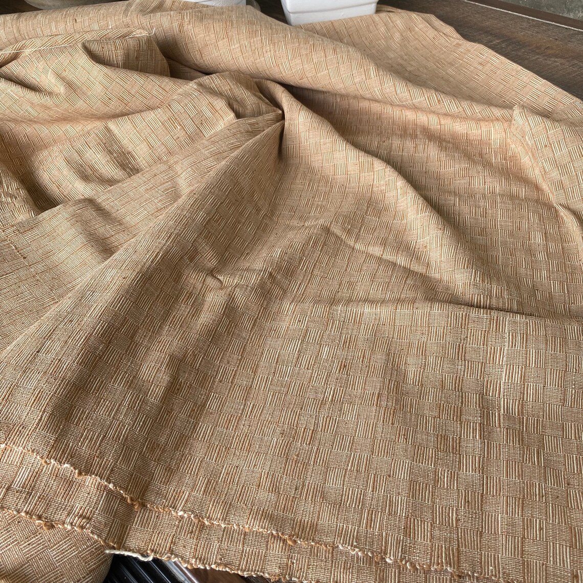 Chiang Mai Native Cotton Hand Woven Fabric, Natural Cotton , Thick and ...