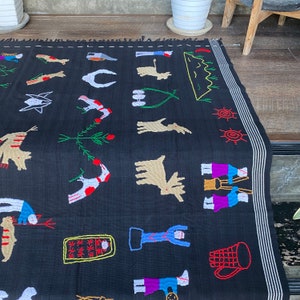 The Naga Tribal Fabric, Naga Blanket ,embroidery, Ethnic Naga Hand ...