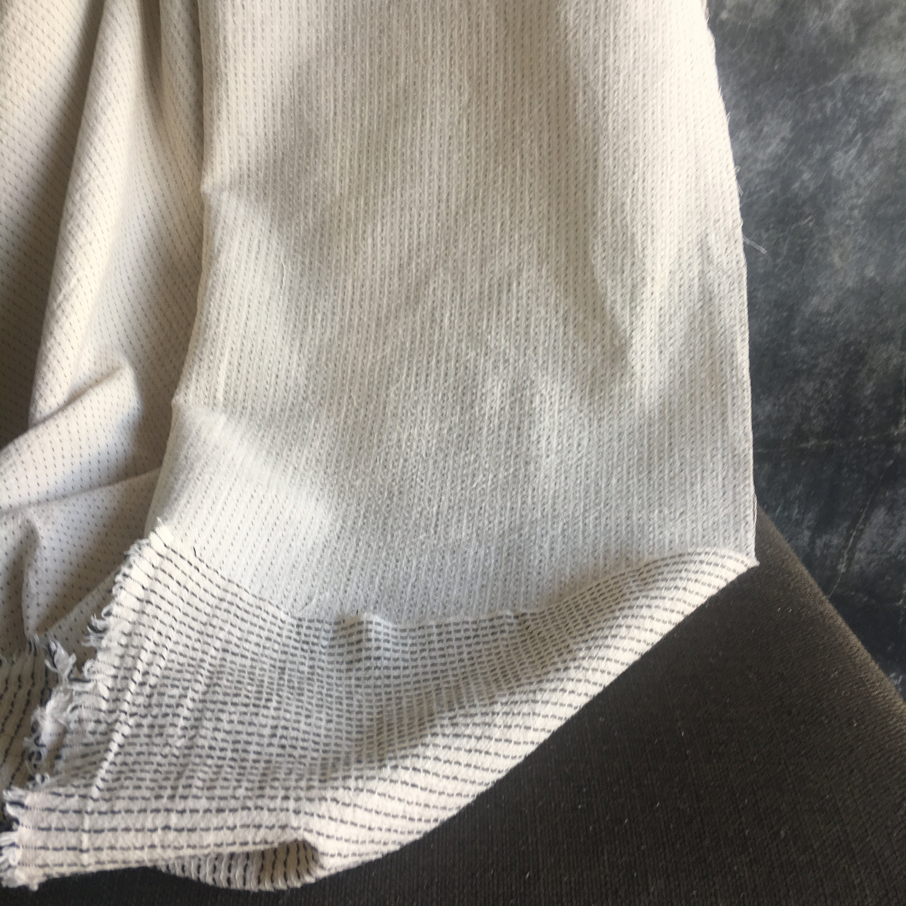 The Chiangmai native cotton fabric natural cotton and black | Etsy