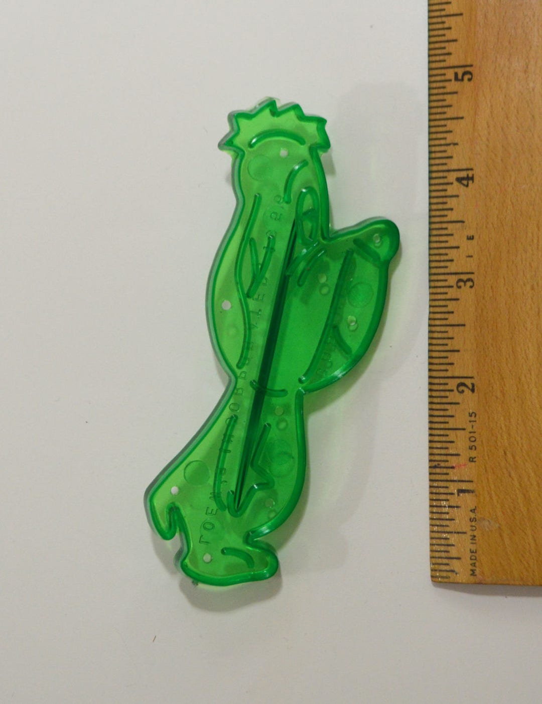 Vintage LOEW'S DROOPY Dog Cookie Cutter | 1956 4 11/16" MGM Green Clear ...