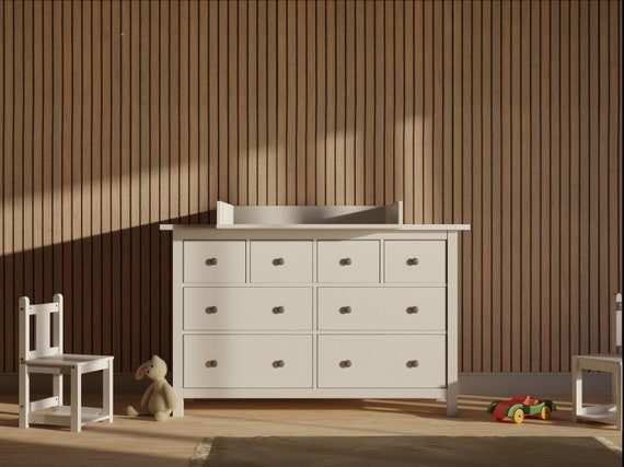 Changing Table White Suitable for Wide Hemnes Chest of Drawers 160 Cm With Panel Etsy New Zealand