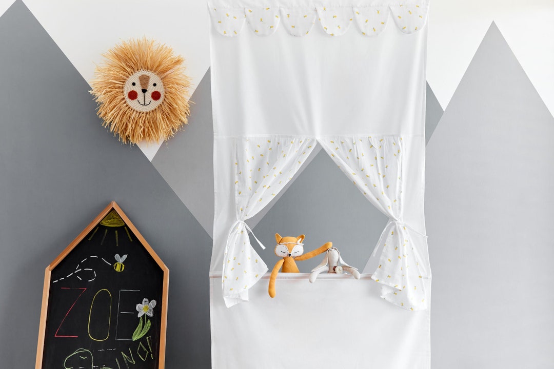 Kraftkids Puppet Theatre Muslin Yellow Lemons Including Telescopic Rod ...