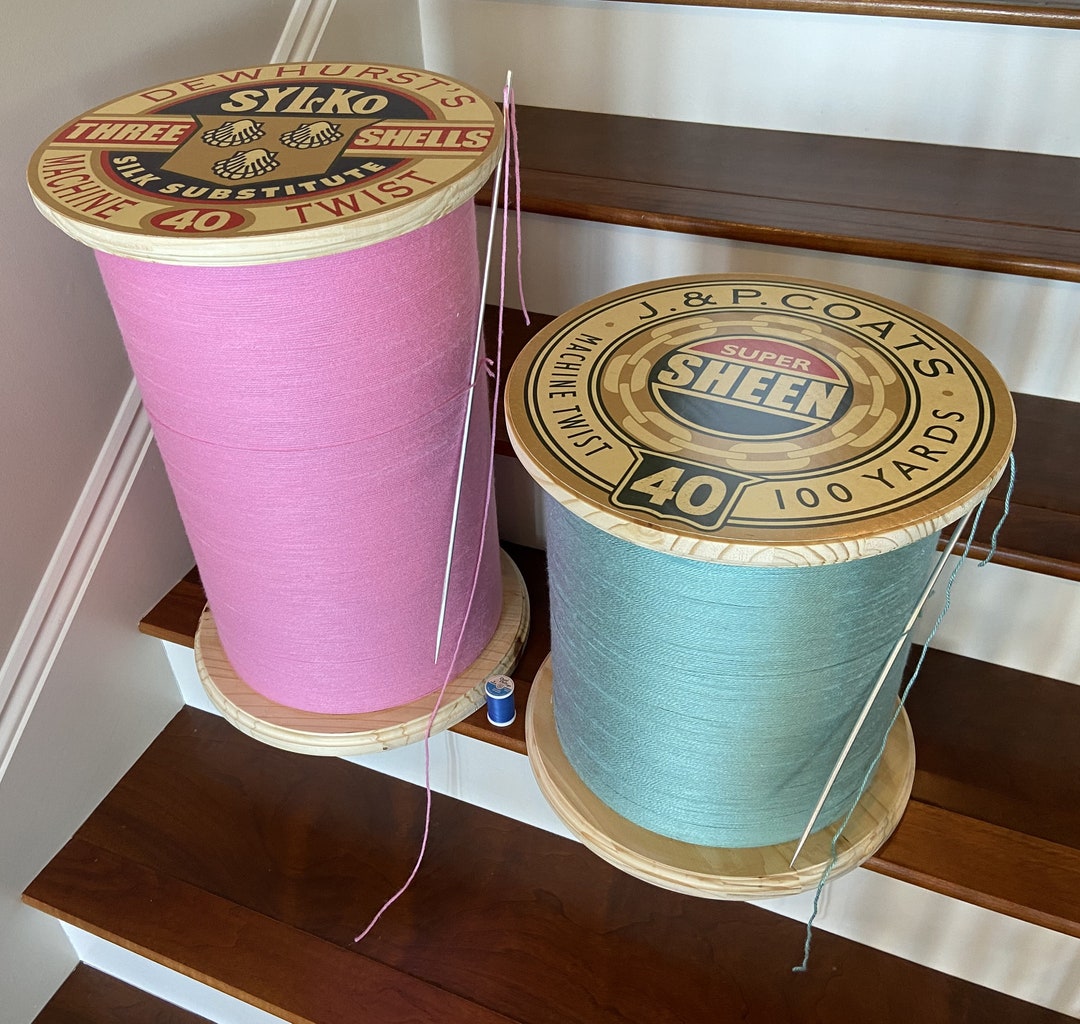 Super-giant Faux Spools of Thread 22, 16, and 12 - Etsy