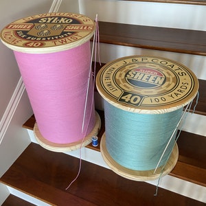 Super-giant Faux Spools of Thread 22, 16, and 12 - Etsy