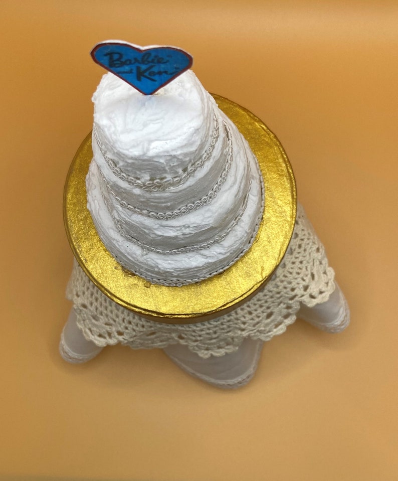 Barbie and Ken Faux Wedding Cakes - Etsy