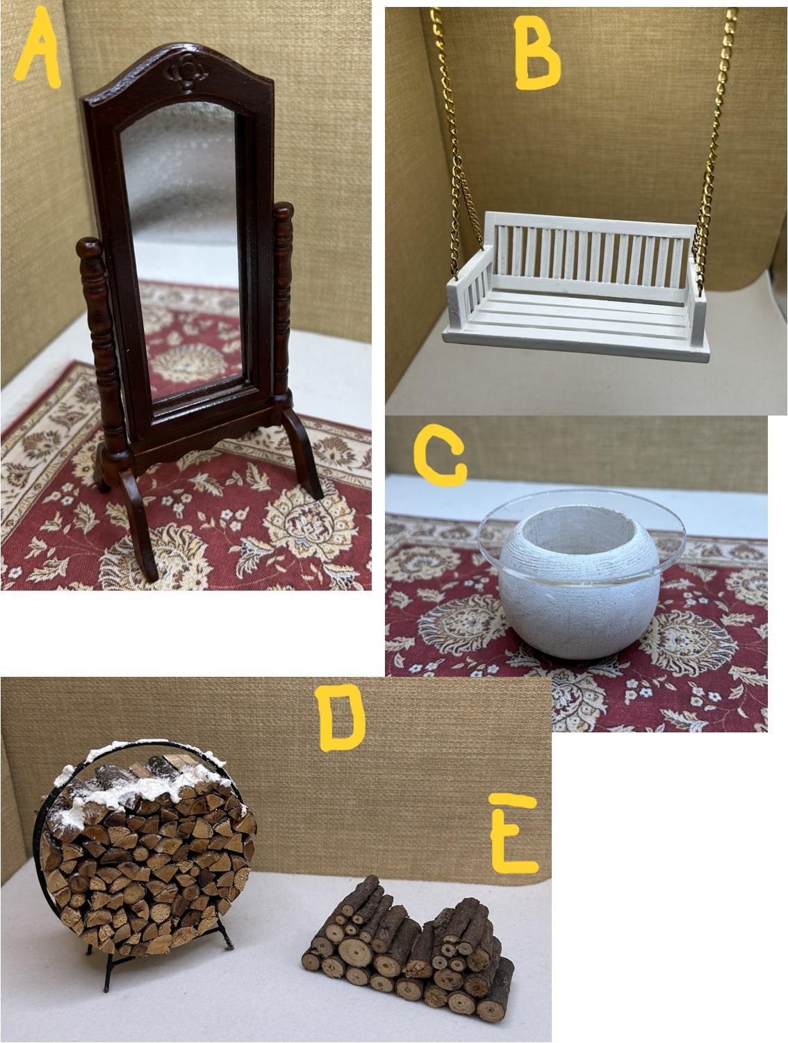 Floor Mirror, Porch Swing, Coffee Table & Firewood - Etsy