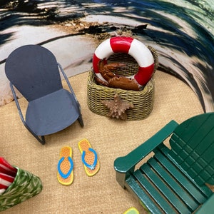 Beach Scene 1:12 Scale - Etsy